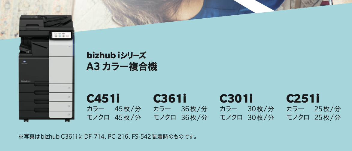 [京都] コニカミノルタ製カラー複合機 C361i と C251i 4台 納品 [事務機] – 関西事務機株式会社